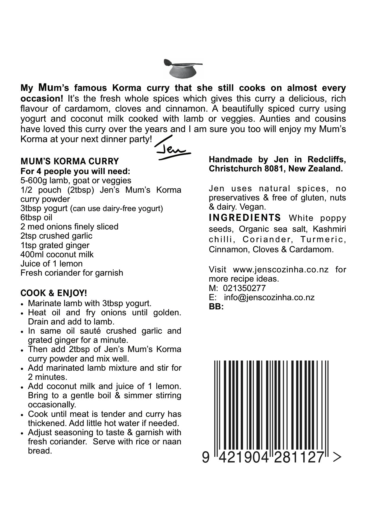 CURRY POWDERS – Jens Cozinha
